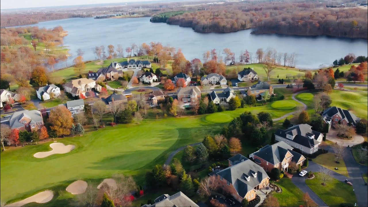 Lake Manassas Scenic Aerial View - YouTube