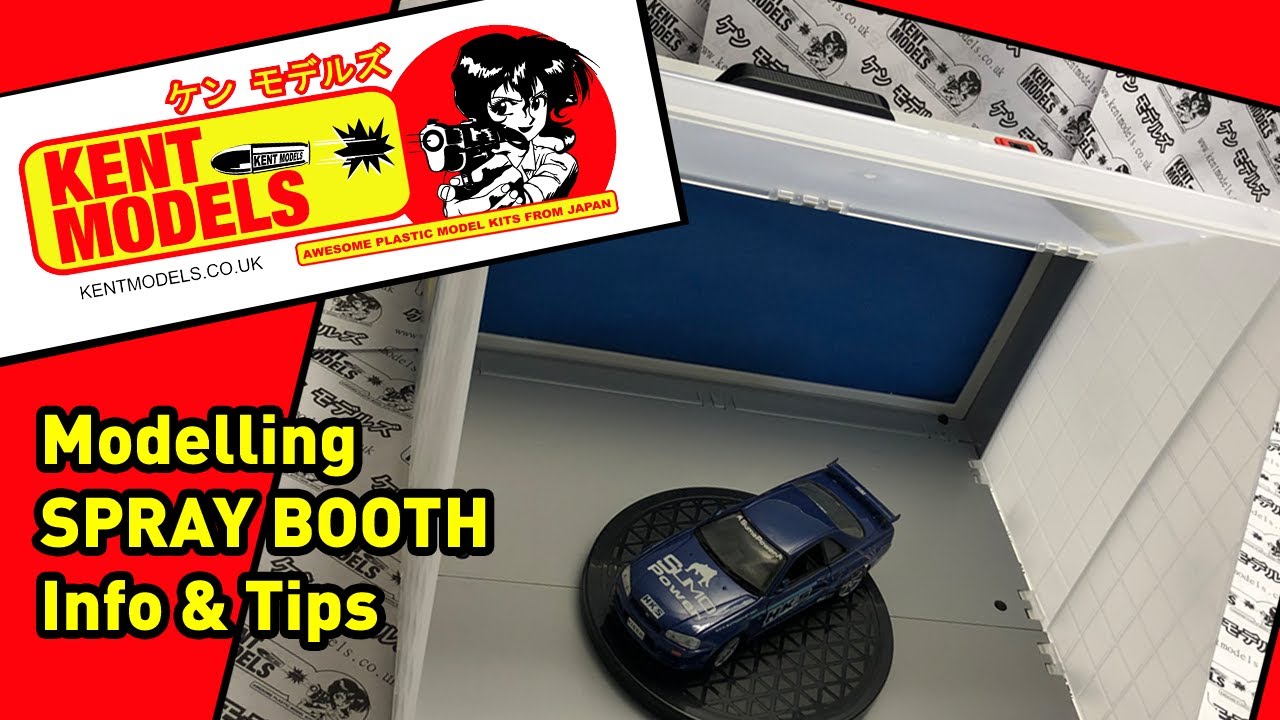 Plastic Model Kits - Portable Spray Booth System- Info and Tips - YouTube