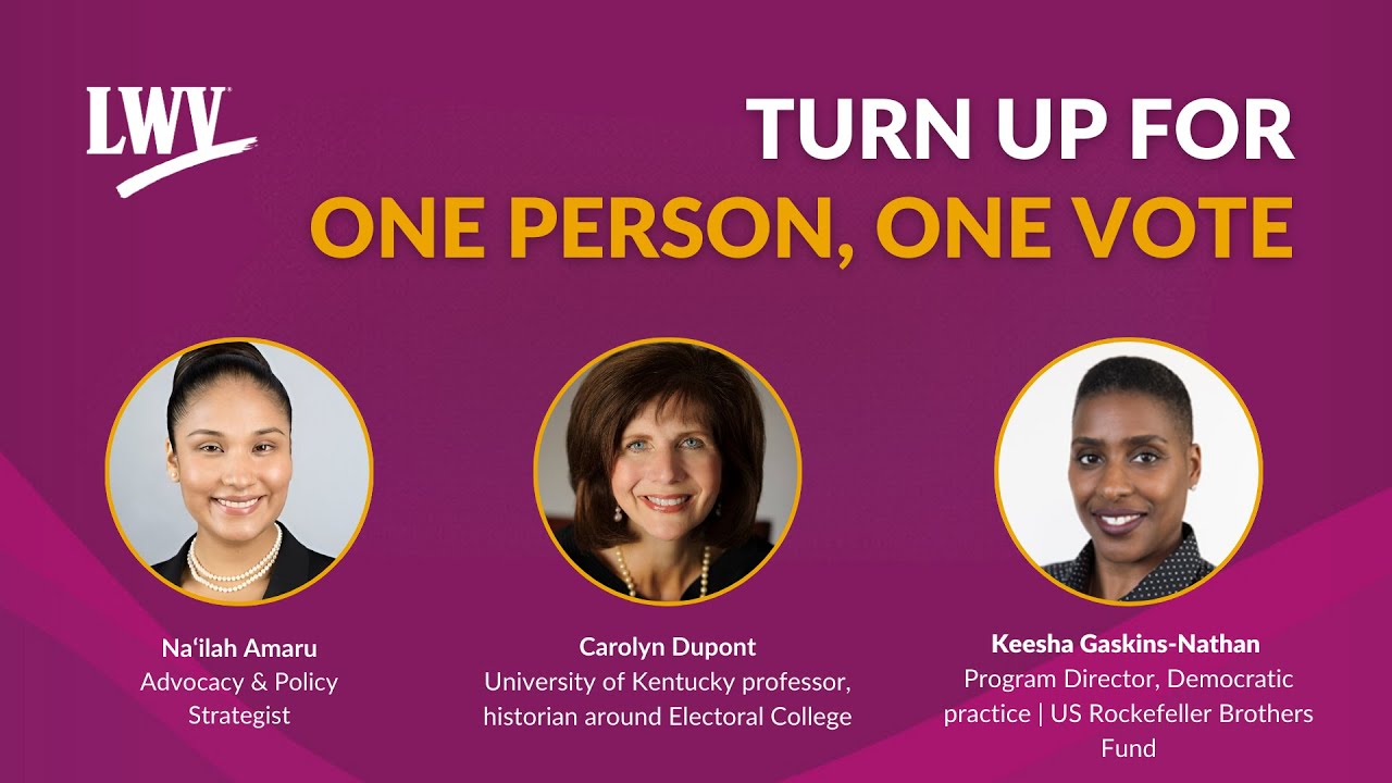 Turn Up for One Person, One Vote! - YouTube