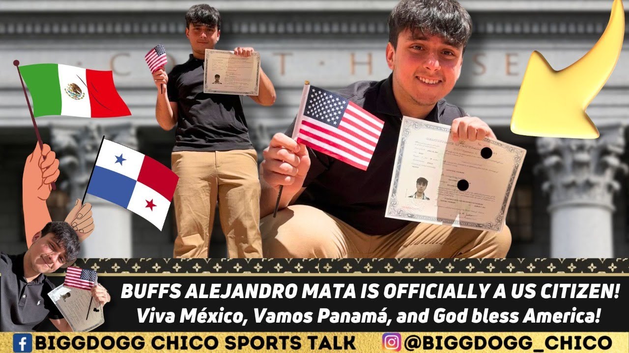 COLORADO BUFFS ALEJANDRO MATA JUST OFFICIALLY BECAME A US CITIZEN - YouTube