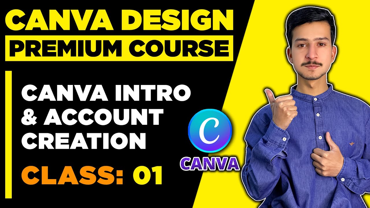 Canva Masterclass - Introduction Canva Course - How to Create an Account on Canva | Urdu / Hindi ...