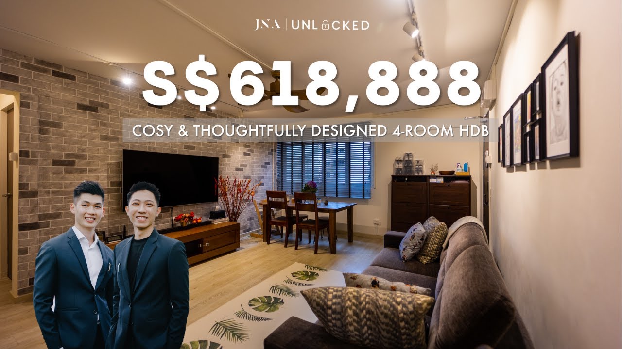 Super cosy & thoughtfully designed 4-room HDB right beside AMK Hub ...