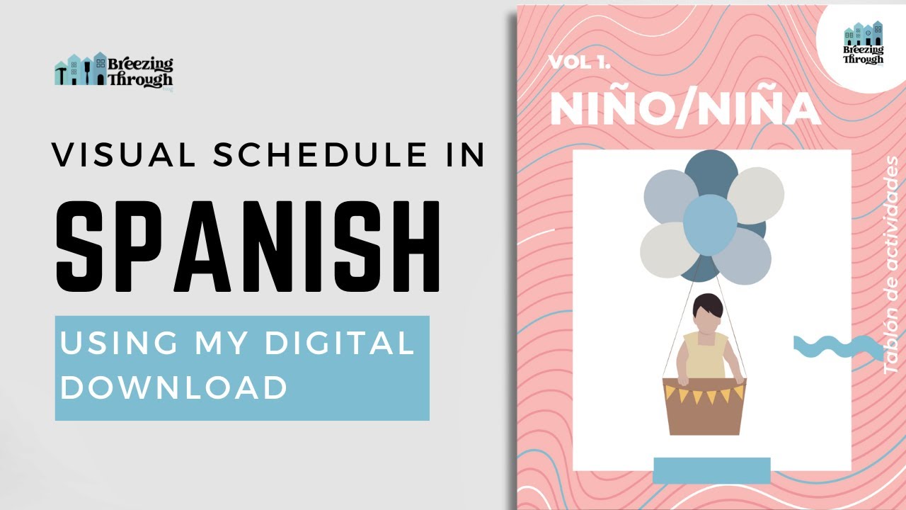 Using the Spanish Visual Schedule Board - YouTube