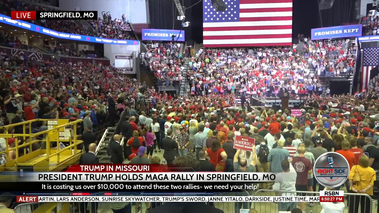 RSBN: President Trump Springfield, MO Rally Crowd 9/21/18 - YouTube