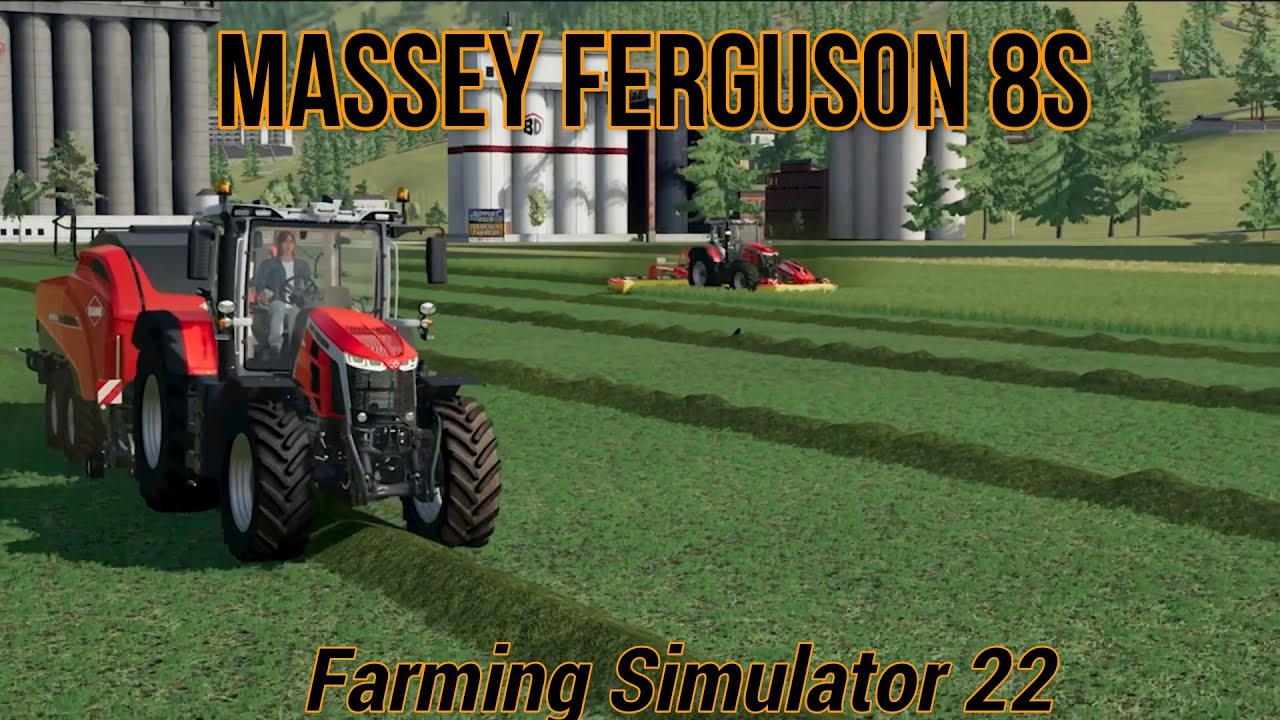 MF 8S Farming Simulator 22 Massey Ferguson - YouTube