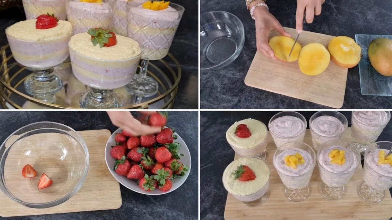 Mousse de fruits 🥭 Simple Et Facile Sans Gélatine - YouTube