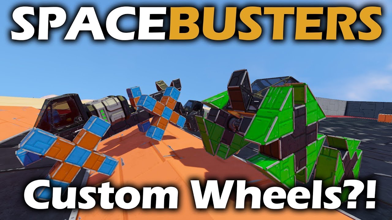 Space Busters | Can We Make Custom Rotor Wheels? | Space Engineers ...