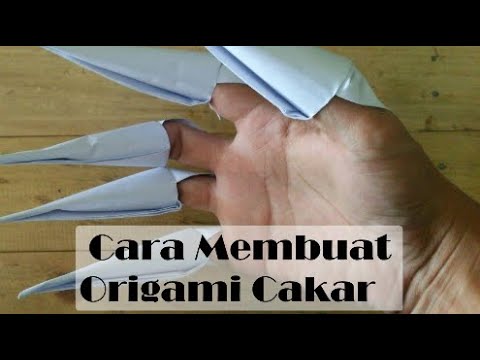 How to Make an Origami Claw | Cara Membuat Origami Cakar - YouTube