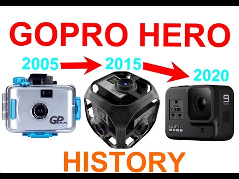 Evolution of GOPRO HERO History 2005 - 2020 - YouTube
