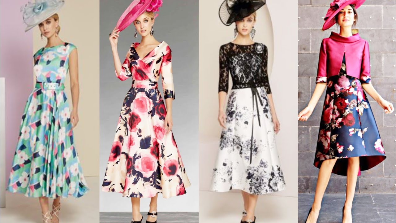 Vestidos de moda para mujer 2024/Ideas de diseño de vestidos con ...