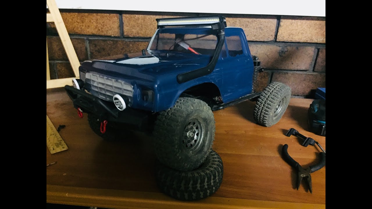custom rc crawler body build (part 1) - YouTube