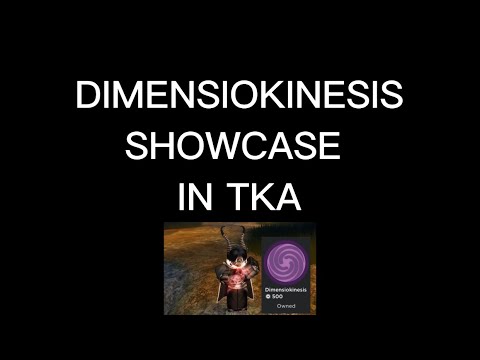 Dimensiokinesis Showcase|| TKA The Kinetic Abilities - YouTube
