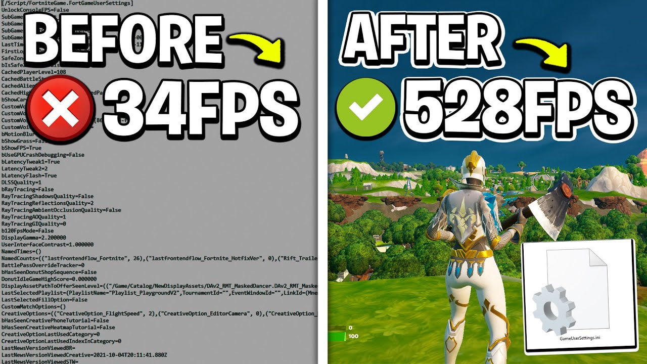 🔧The BEST Game User Settings in Fortnite SEASON OG! 🔥 (Fortnite FPS ...