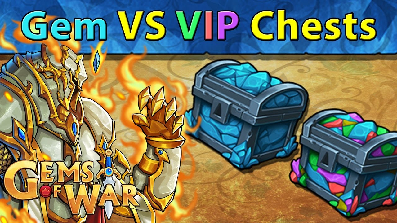 Gems of War: Gem Chests VS VIP Chests - Gard's Avatar Hunting - YouTube