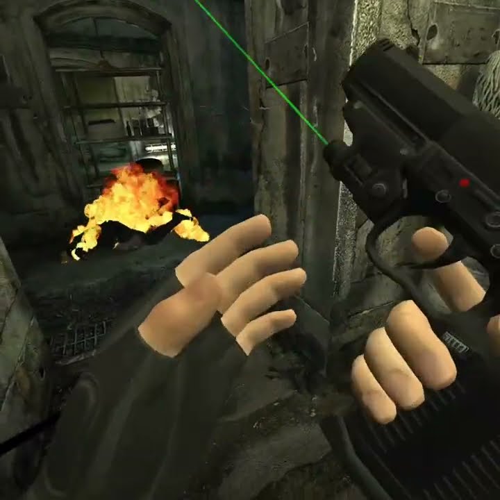 Resident Evil 4 - Watch out for this guy #fire #re4 #vr #meta #scary # ...