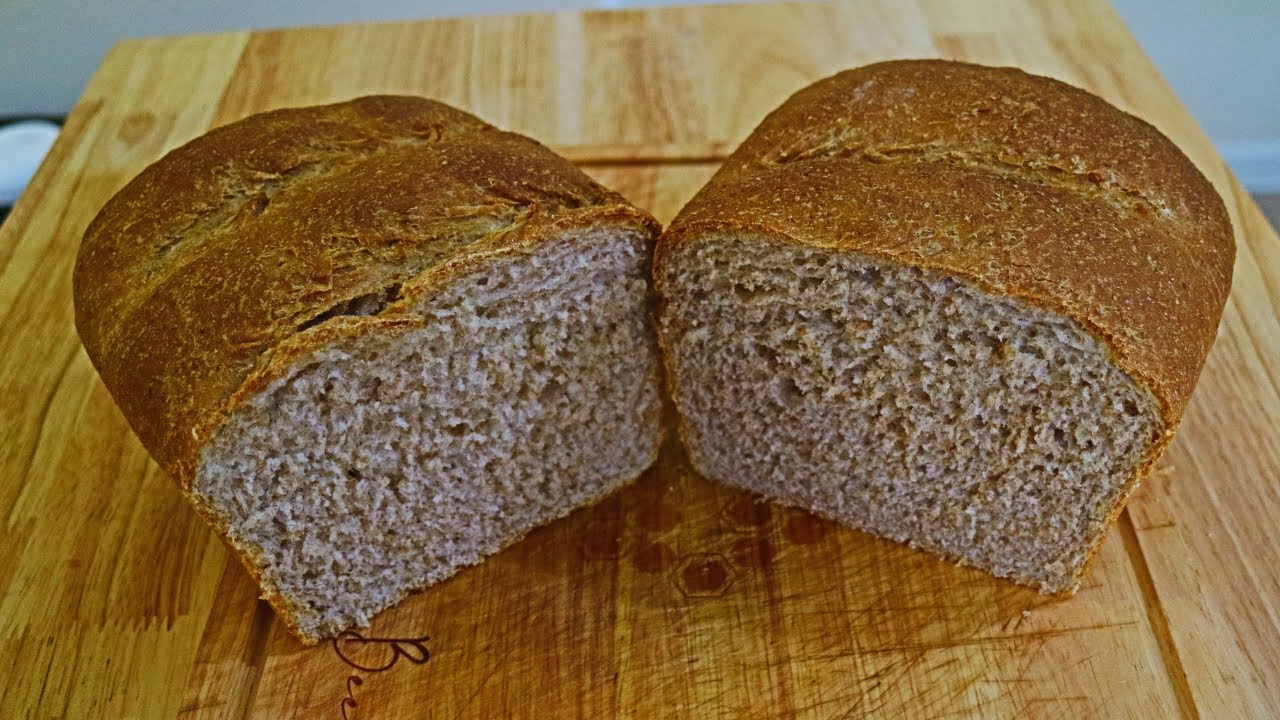 Baking A Simple Homemade Loaf of Bread: The easy way - YouTube
