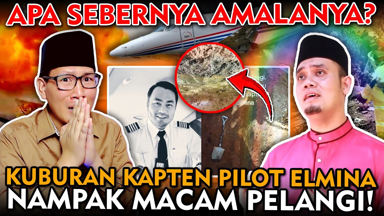 MASYALLAH MACAM PELANGI KUBURAN KAPTEN SHAHRUL PILOT ELMINA INI PESAN ...