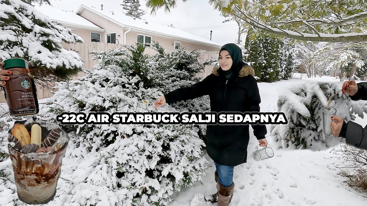 Air Starbuck Homemade Pakai Ice Natural Snow | Tak perlu Drive thru ...