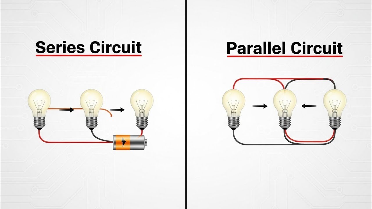 Series vs Parallel Circuit Full Explanation | Current | Voltage ...