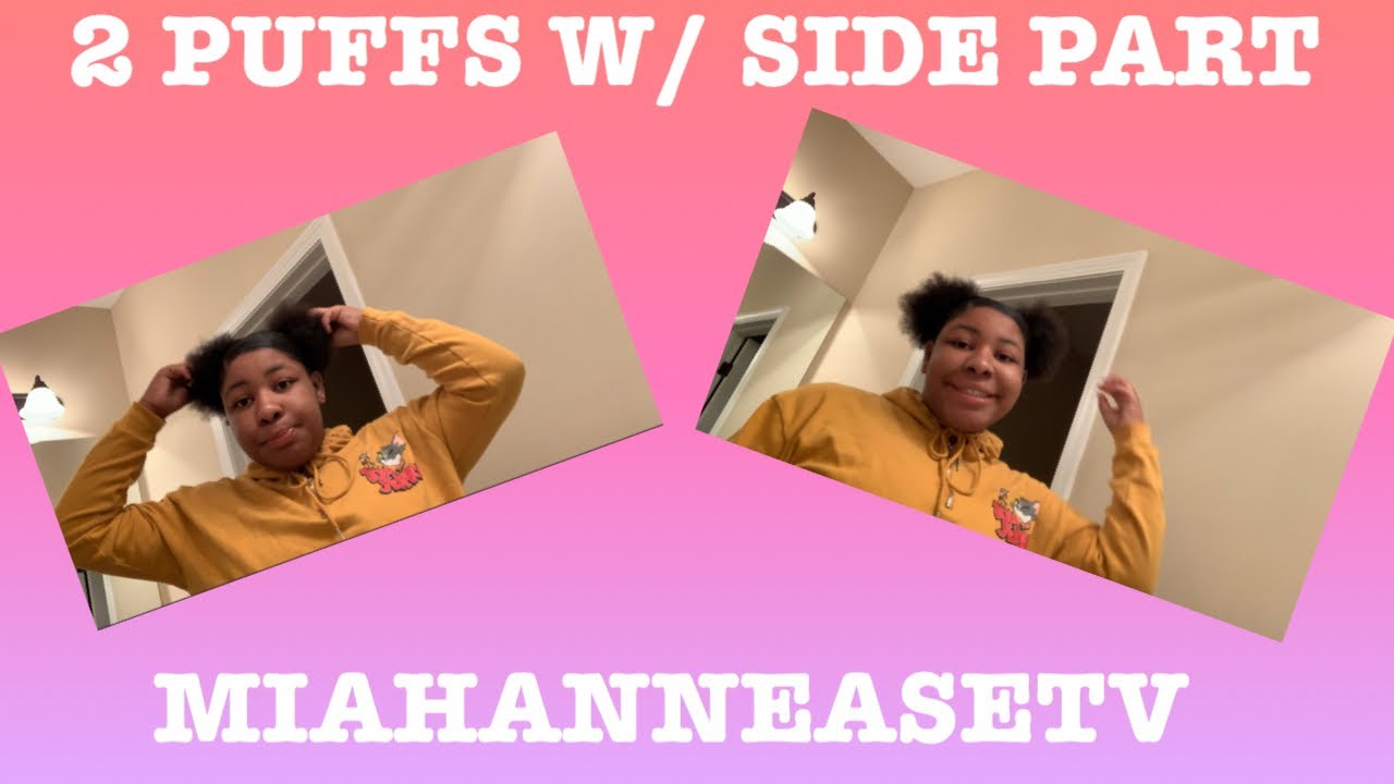 Two Puffs W/ Side Part - YouTube