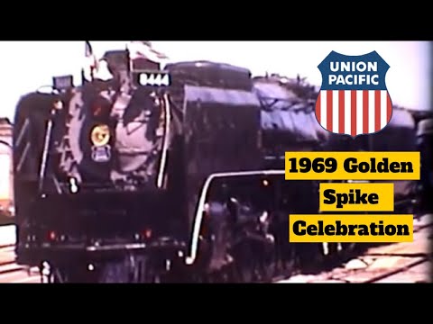 Union Pacific 8444 pulling the Golden Spike Centennial Limited in 1969 ...