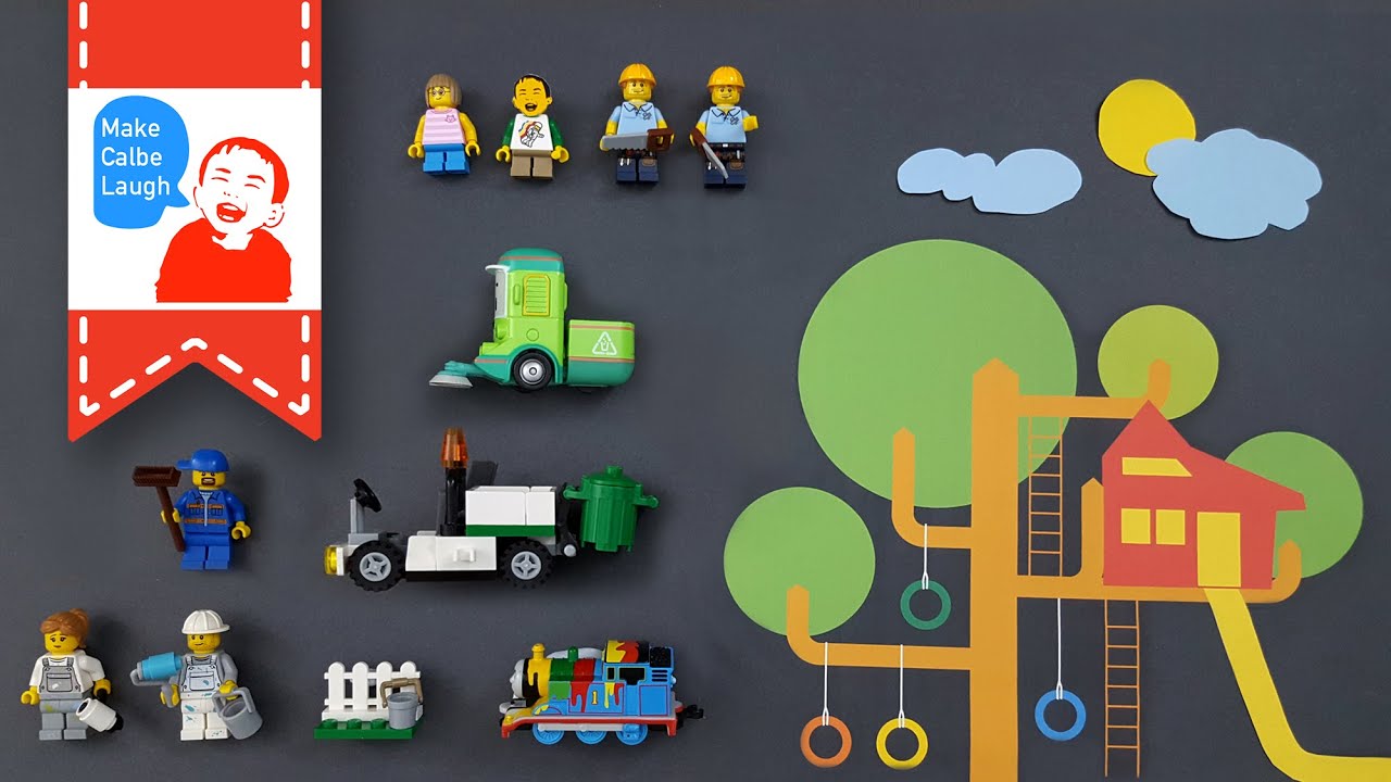 Lego Community Helpers and Playground Toys Collections - YouTube