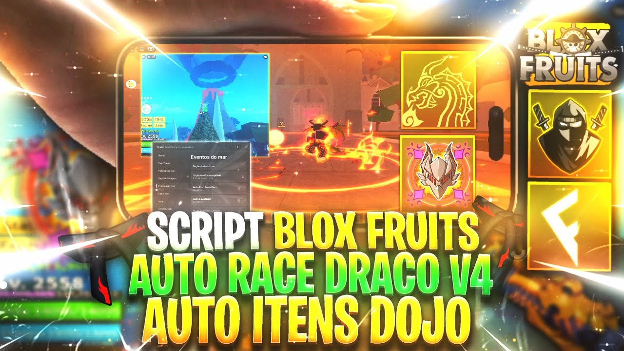 LINK DIRETO!! 🐉 UPDATE DRAGON SCRIPT BLOX FRUITS | AUTO DOJO | AUTO RACE DRACO V4 | (PC/MOBILE ...