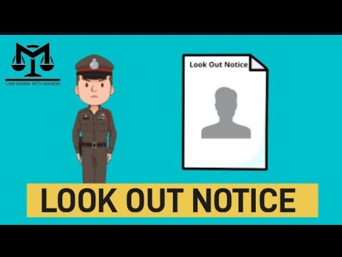 LOOK OUT NOTICE. #lawyer #llb #legal #lawgical #llm #cuet #clat # ...