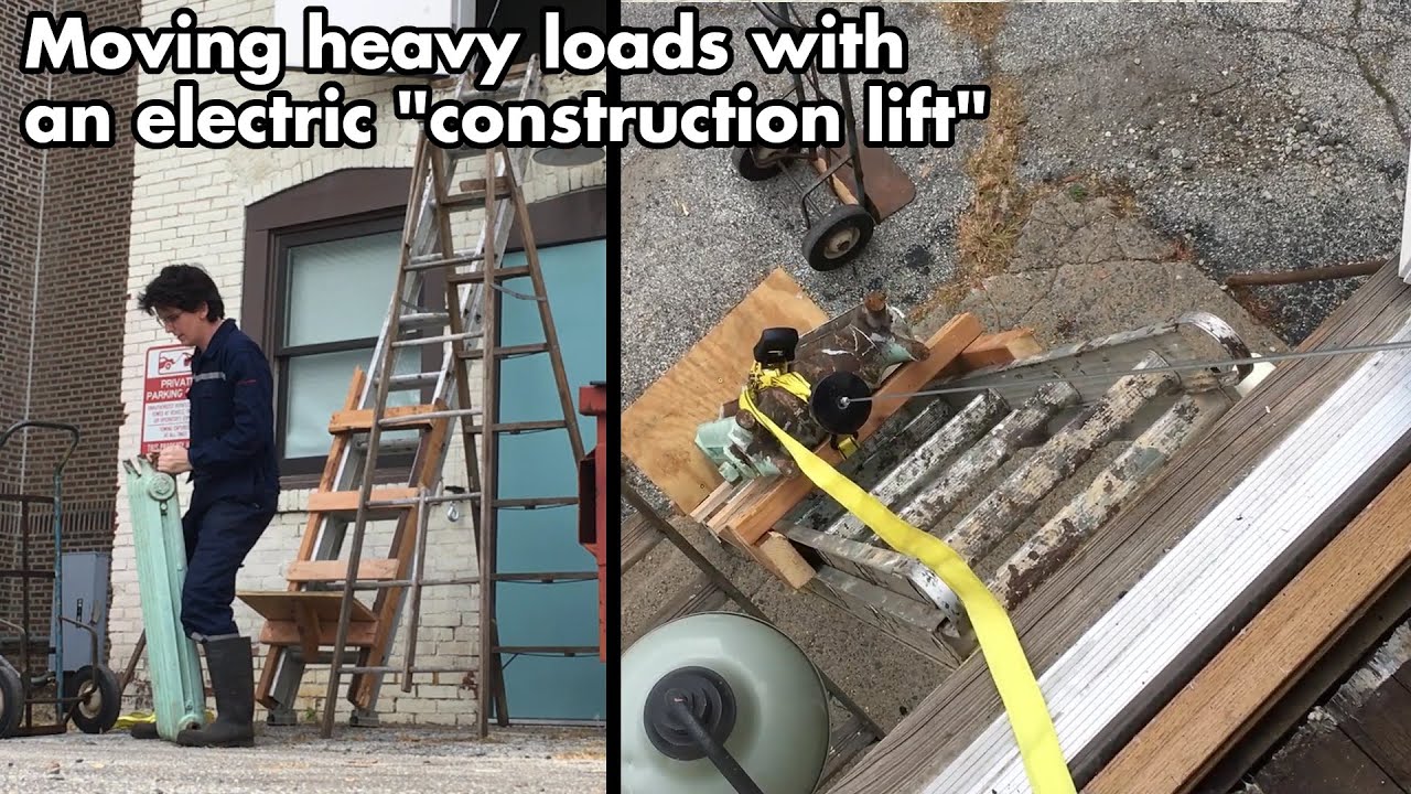 Why you need a Construction Lift on the job: Move heavy loads with a ...