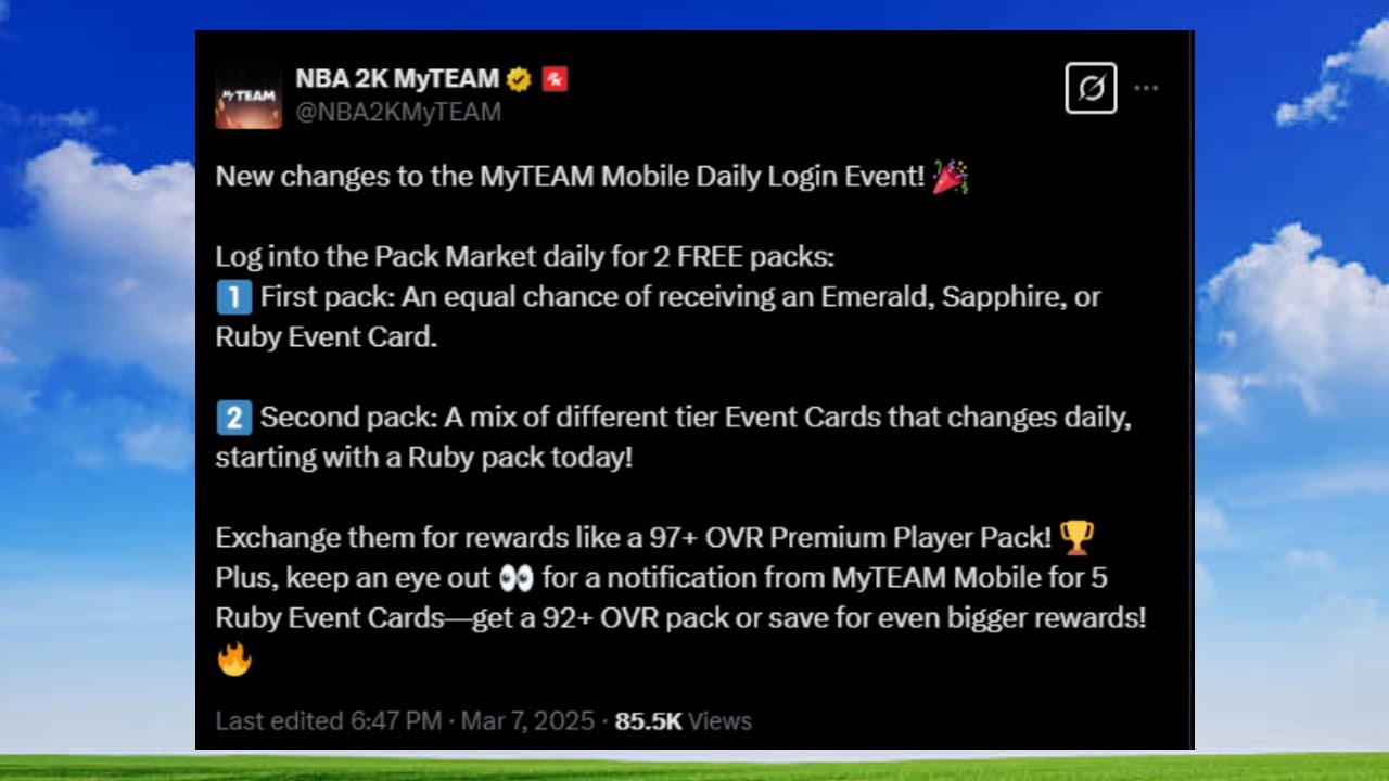 FULL BREAKDOWN ON HOW 2K UPDATED THE MOBILE LOGIN EVENT! HOW TO GET A ...