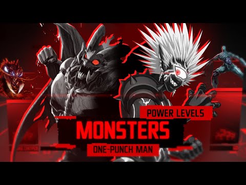 Monsters - One Punch Man [POWER LEVELS] [60FPS] [SPOILERS] - YouTube