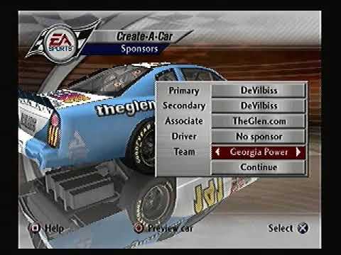 NASCAR Thunder 2003 (PS2 Version) - Remaking Chum's Gum Racing from ...