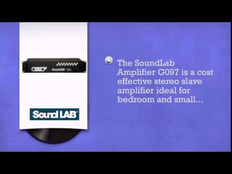 SoundLab 180W Amplifier G097 - DJkit.com - YouTube