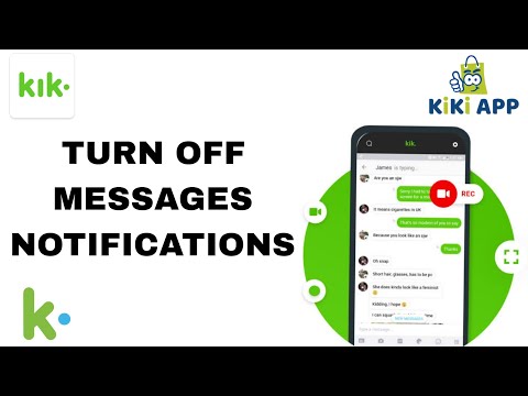How To Turn Off Messages Notifications On Kik-Messaging And Chat App