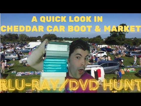 A quick look in cheddar car boot and market Blu-ray/dvd hunt. - YouTube