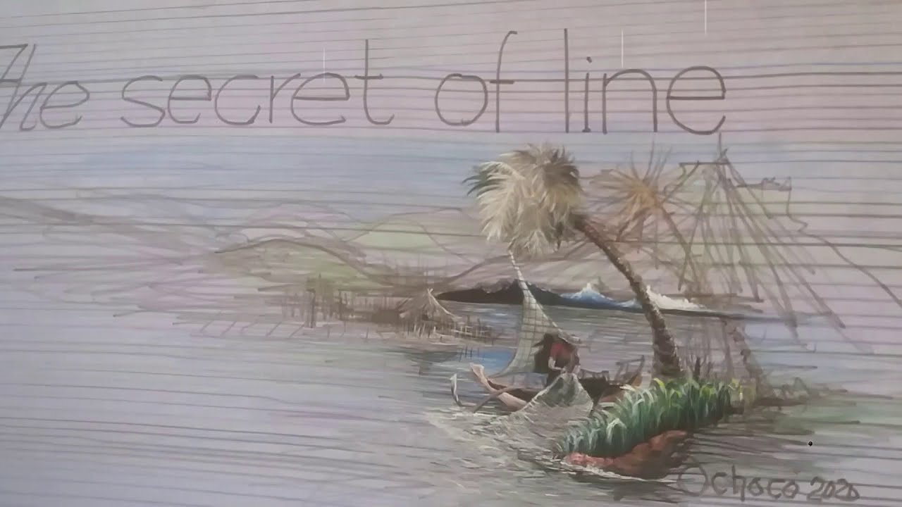 The secret of the line (Freehand line drawing techniques)by Ochoco ...