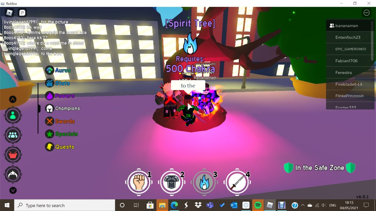 First training area in anime fighting simulator. - YouTube