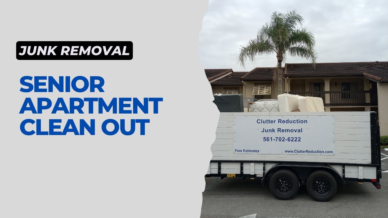 Junk Removal Clean Out At Senior Living Facility - YouTube
