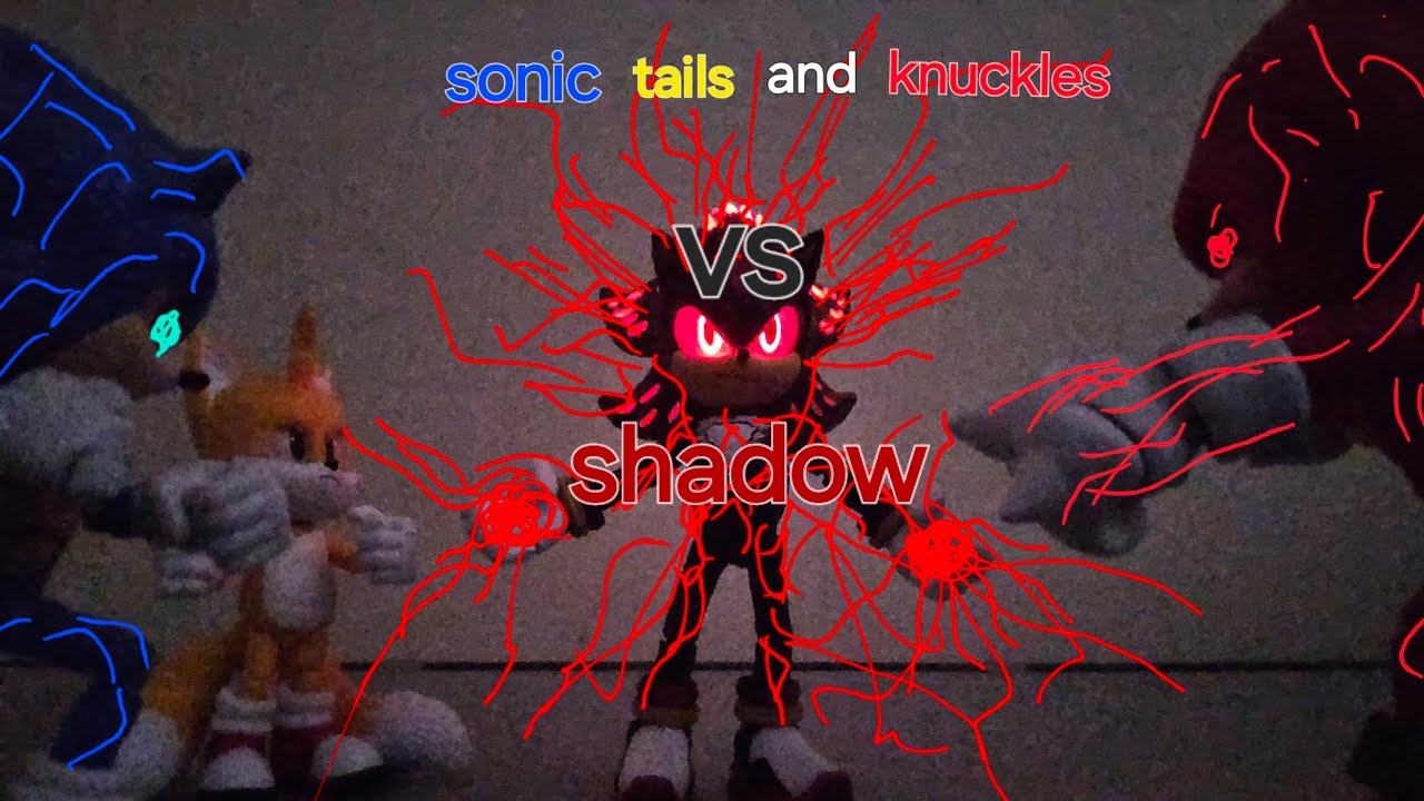 sonic knuckles and tails vs shadow 🔥🔥🔥 - YouTube