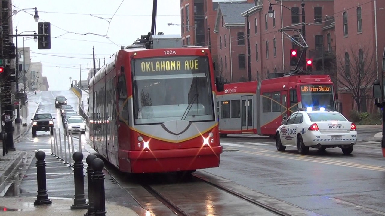 Washington, DC, Streetcar, January 2, 2017 - YouTube