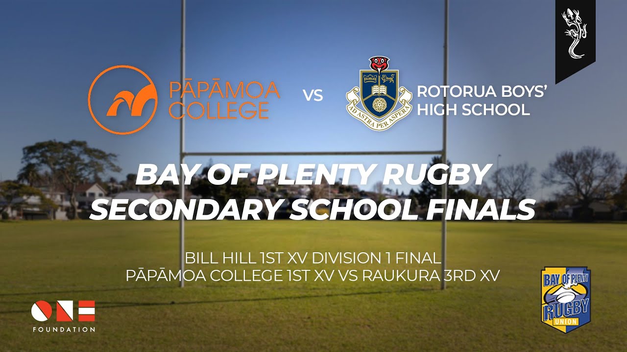 #LIVE | BOP Secondary Schools 1st Division Final 2025 - Pāpāmoa College ...