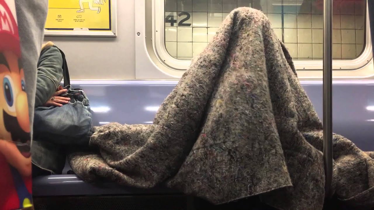 NYC Subway crazy rider - YouTube