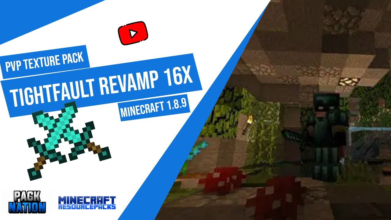 Tightfault Revamp 16x Bedwars 1.8.9 PvP Texture Pack - YouTube