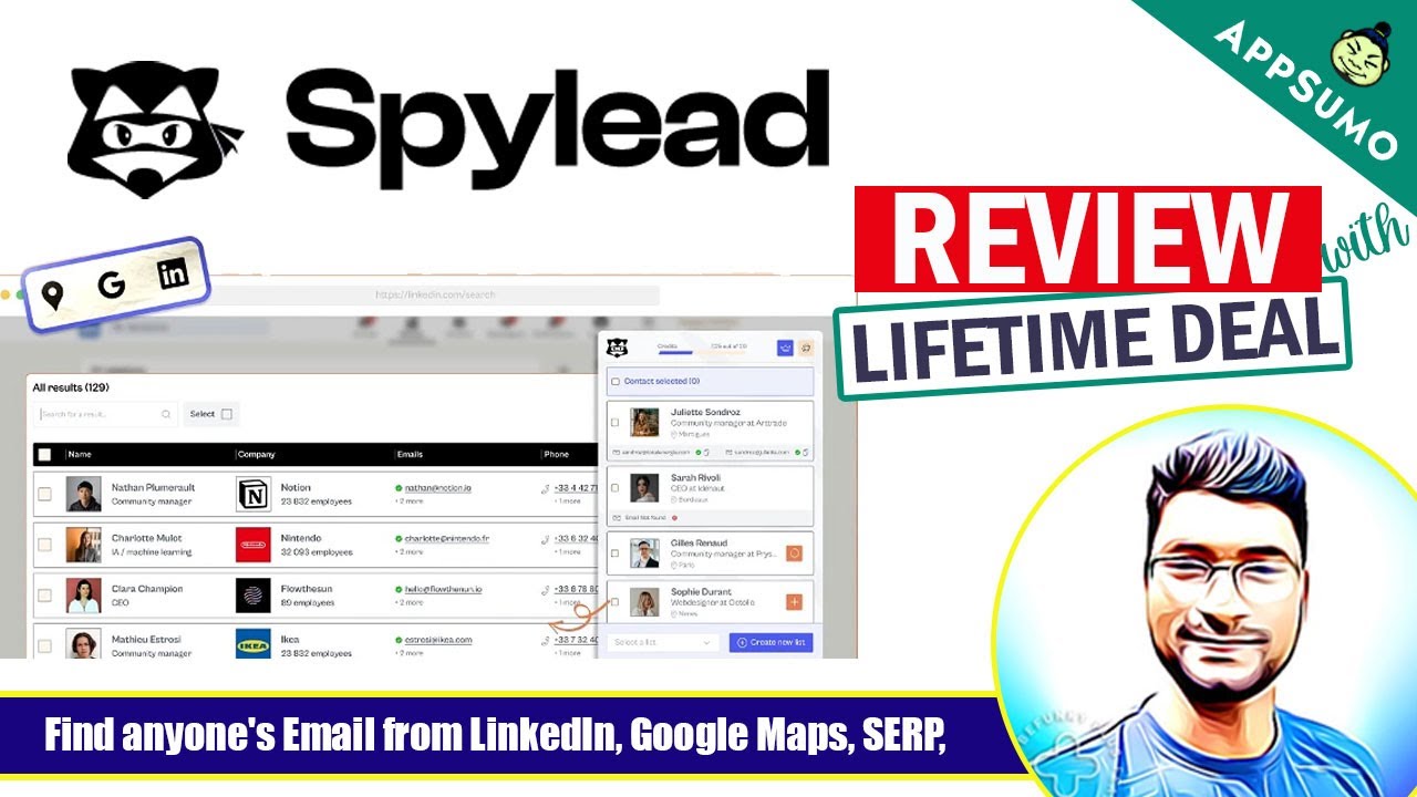 Spylead Review: #1 Best Email Finder Tool - Appsumo Lifetime Deal & Walkthrough Video - YouTube