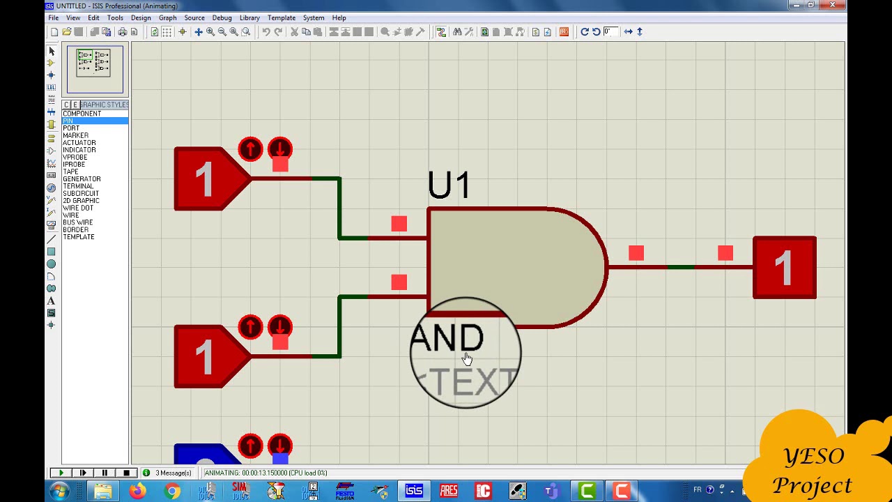 Simulation des portes logiques - YouTube