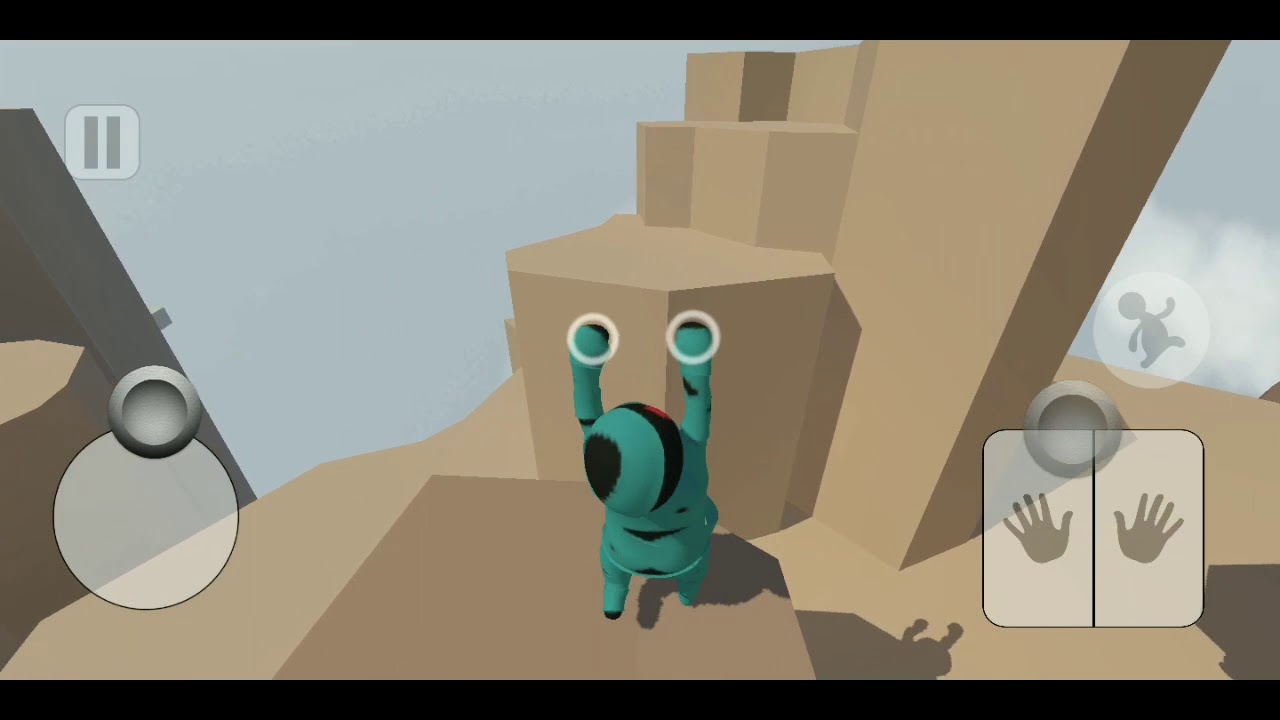 Human fall flat mobile gameplay ...mountain walkthrough ... - YouTube