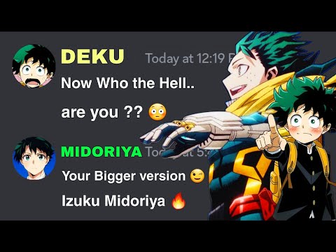 If Deku meet Young Deku | My Hero Academia discord server