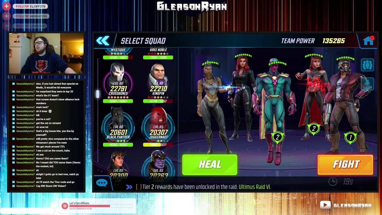 Marvel Strike Force - Storm/SW Combo Into Thor Boss Node - YouTube