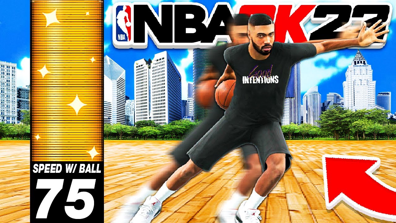 75 SPEED WITH BALL IS ALL YOU NEED TO *DRIBBLE FAST ON NBA 2K23 CURRENT ...
