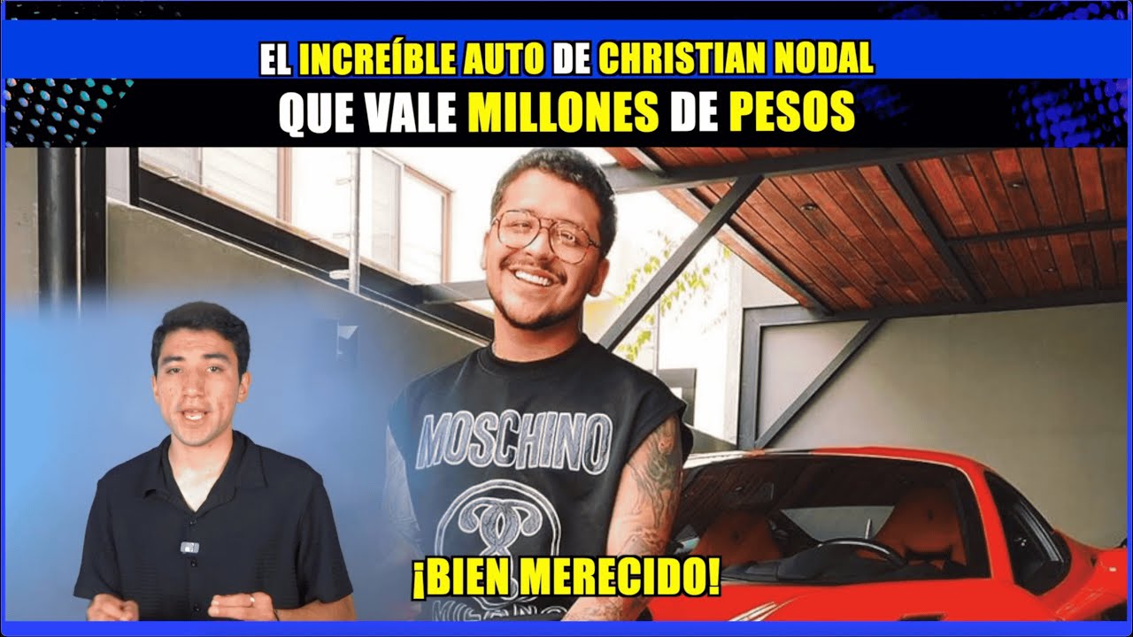 El increíble auto de Christian Nodal que vale millones de pesos...😱 ...